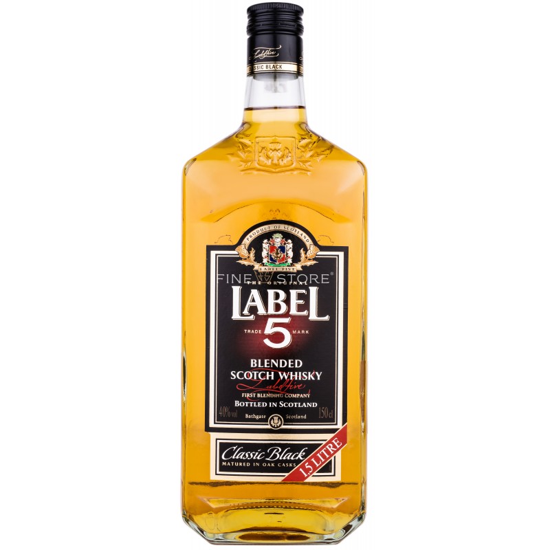 Label 5 Classic Black 1.5L Whisky Blended Whisky | FineStore