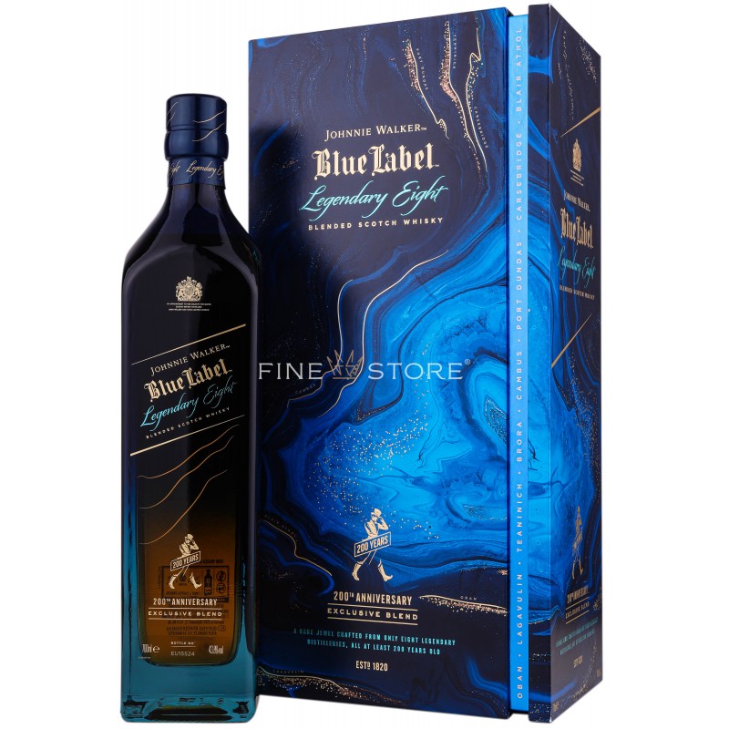 Johnnie Walker Blue Label Legendary Eight 200th Anniversary 0.7L Whisky ...