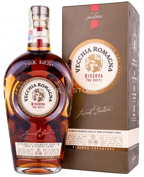 Vecchia Romagna Riserva Tre Botti 0.7L Altele Brandy | FineStore