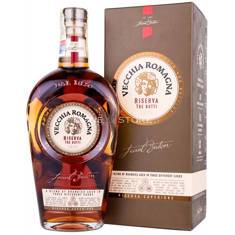 Vecchia Romagna Riserva Tre Botti 0.7L Altele Brandy | FineStore