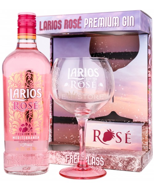 Larios Rose Gin Cu Pahar 0.7L Gin | FineStore