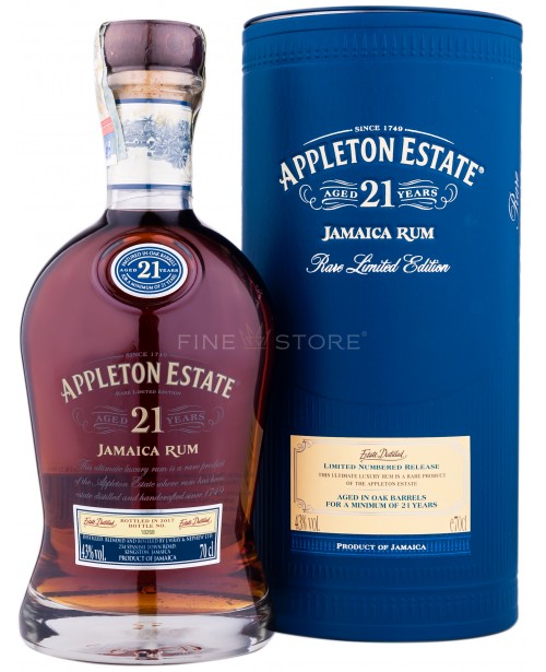 Appleton Estate 21 Ani 0.7L Rom | FineStore