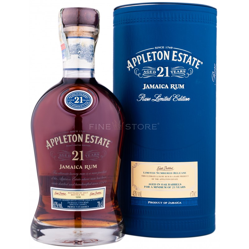 Appleton Estate 21 Ani 0.7L Rom | FineStore