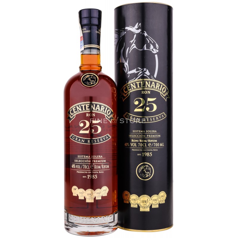 Centenario Ron Gran Reserva 25 Ani 0.7L Rom | FineStore