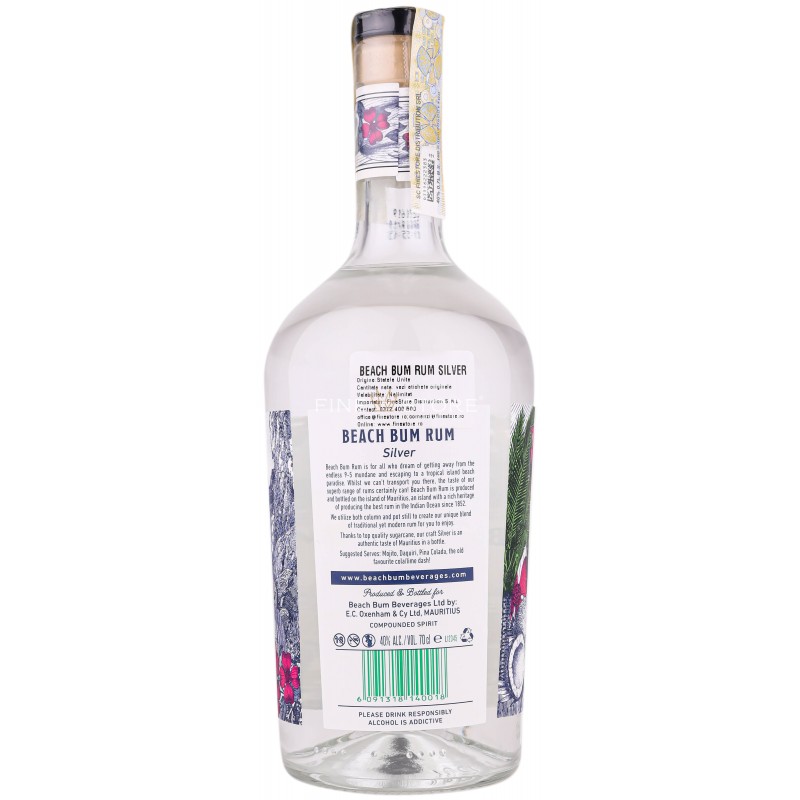 Beach Bum Rum Silver 0.7L Rom | FineStore