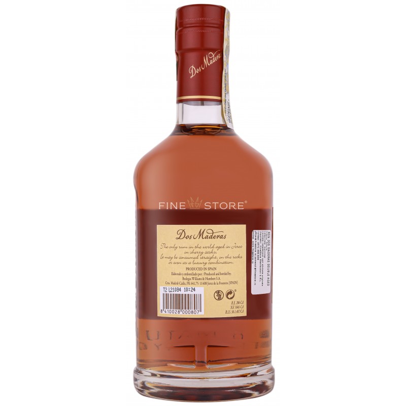 Dos Maderas Double Aged 5 + 3 0.7L Rom | FineStore