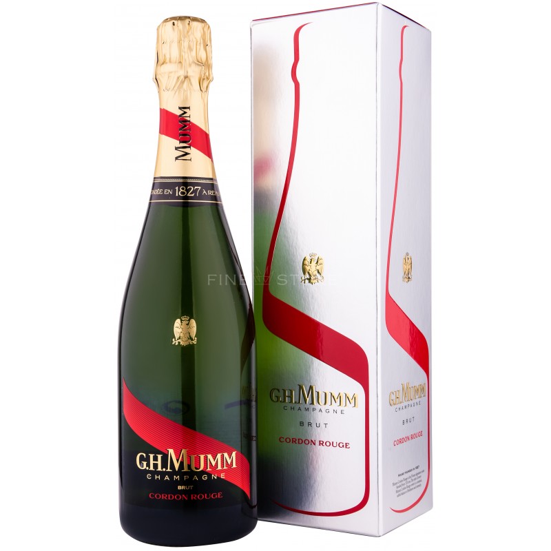 Mumm Cordon Rouge Brut Cutie Cadou 0.75L Sampanie | FineStore