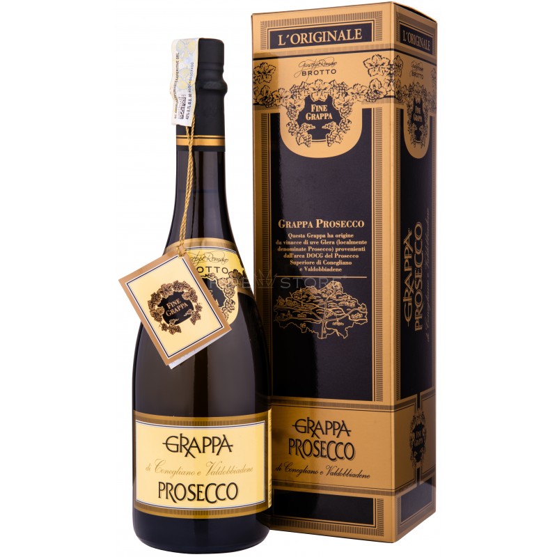 Grappa Prosecco Di Conegliano e Valdobbiadene 0.75L Traditionale ...