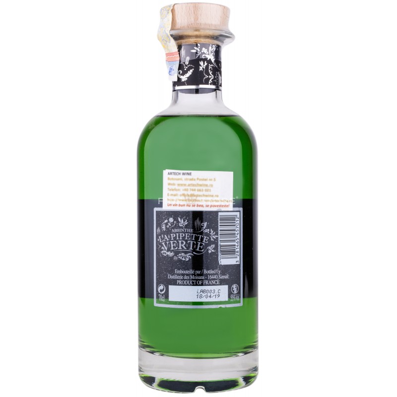 La Pipette Verte Absinthe 0.7L Traditionale | FineStore
