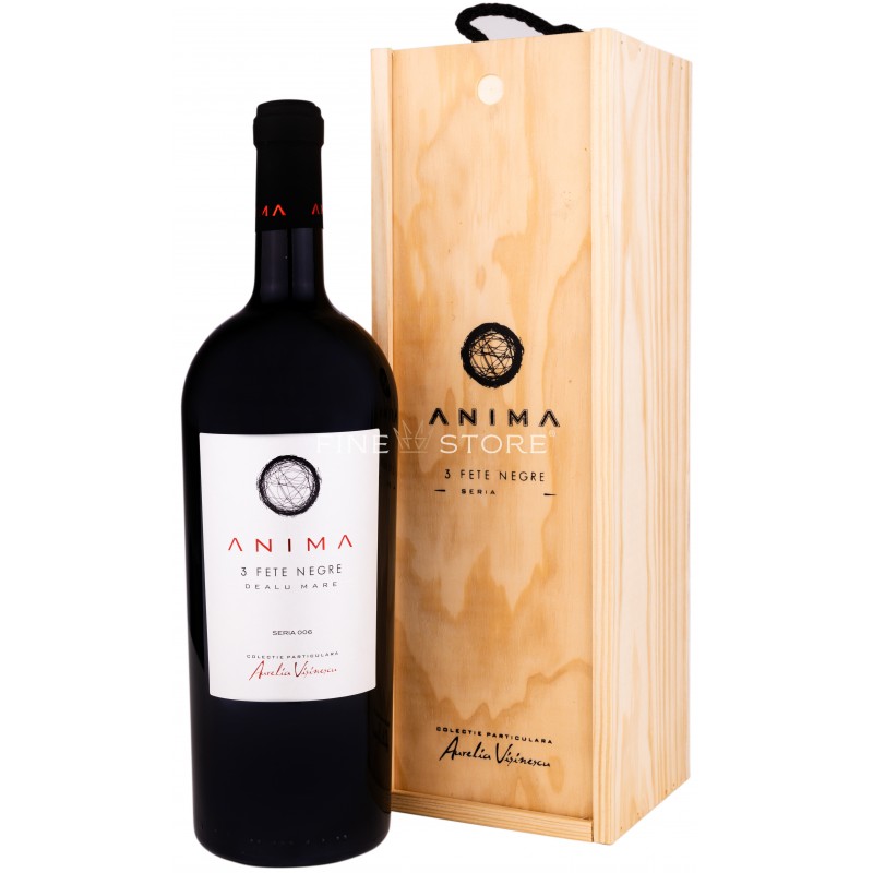 Aurelia Visinescu Anima 3 Fete Negre Cutie Lemn 1.5L Vin Romania ...