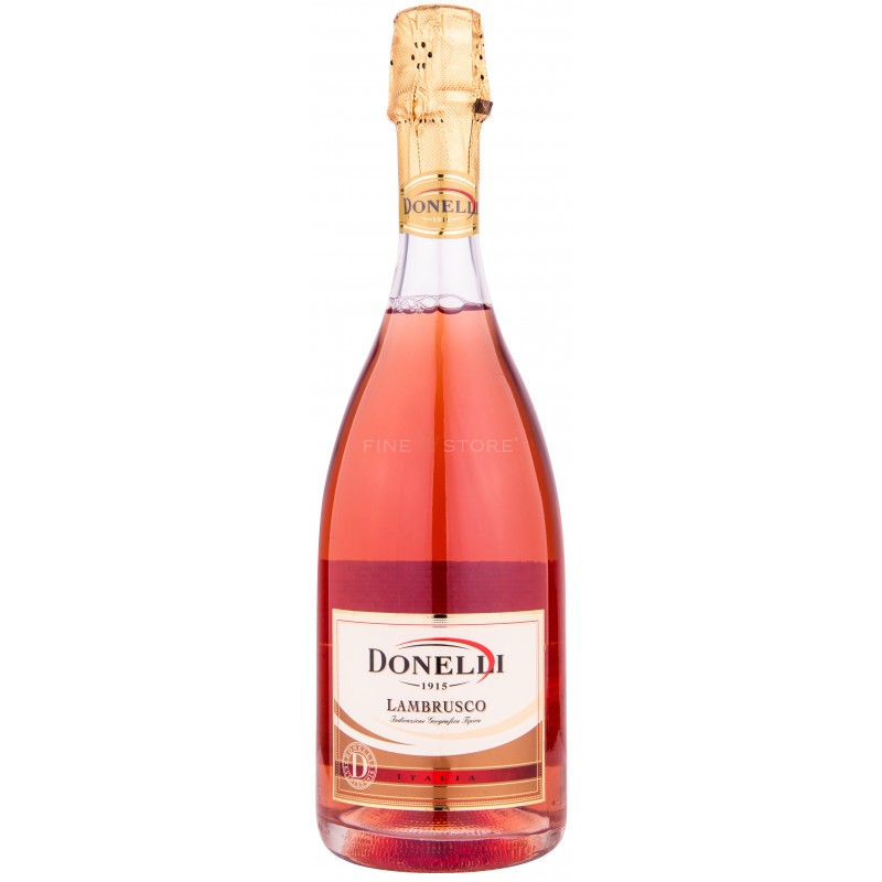 Donelli Lambrusco dell'Emilia Rosato 0.75L Vin Spumant | FineStore
