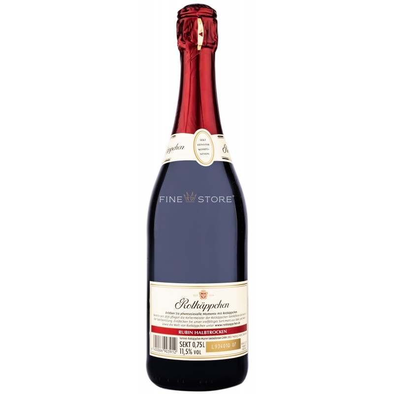 Rotkappchen Rubin Halbtrocken Sec 0.75L Vin Spumant | FineStore