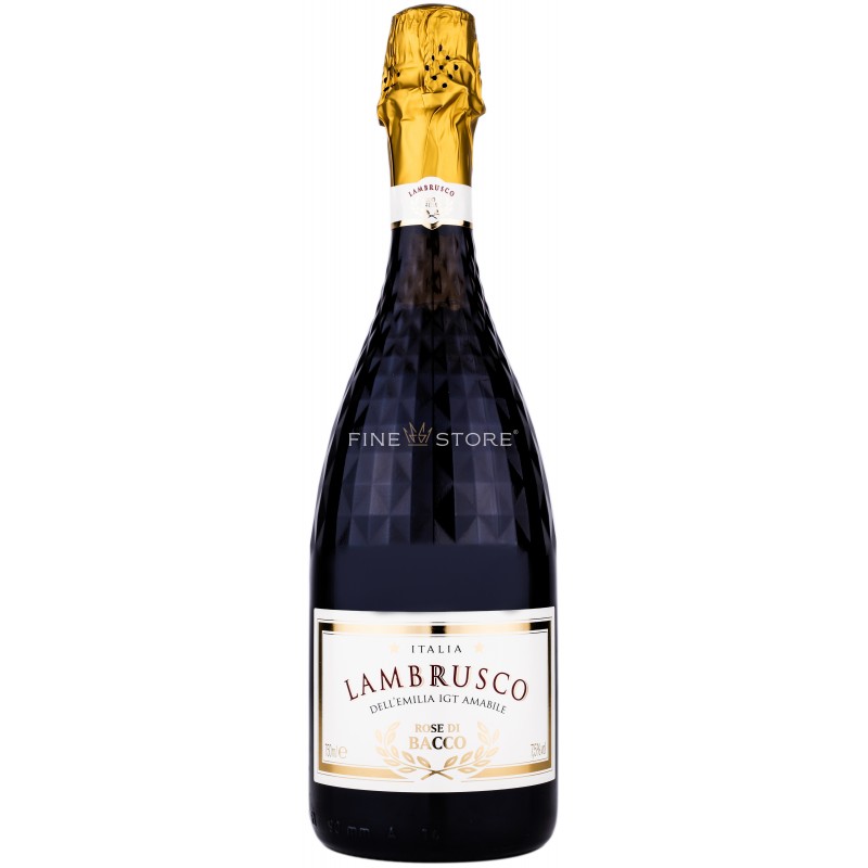 Rose Di Bacco Lambrusco Dell'Emilia Amabile Rosso Dolce 0.75L Vin ...