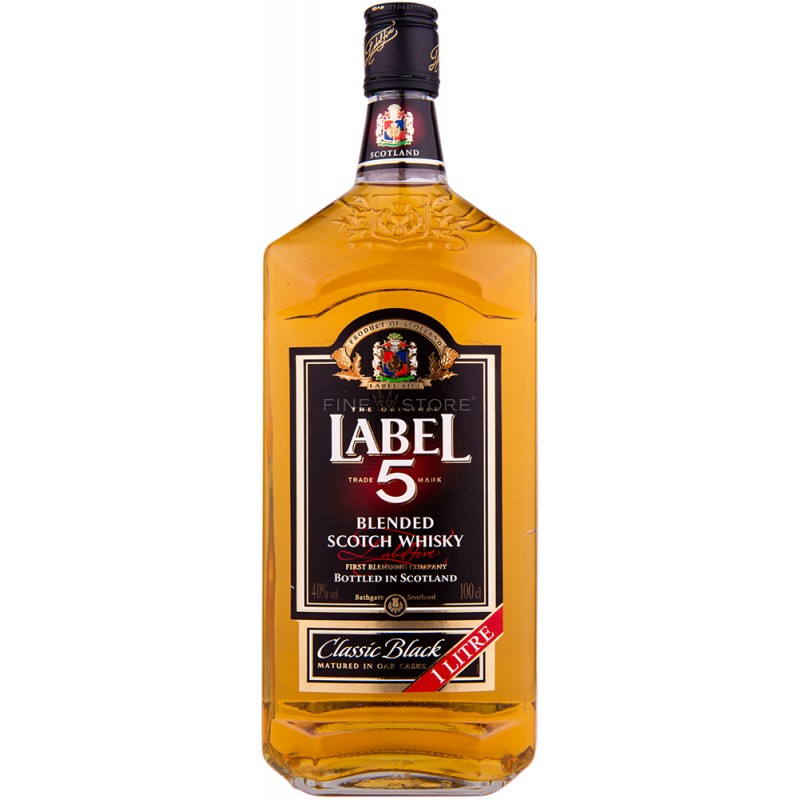 Label 5 Classic Black 1L Whisky Blended Whisky | FineStore
