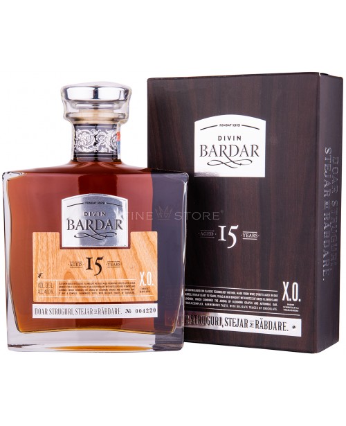 Divin Bardar Platinum XO 15 Ani 0.5L Brandy | FineStore