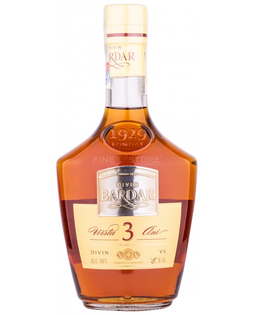 Divin Bardar Silver VS 3 Ani 0.5L Brandy | FineStore