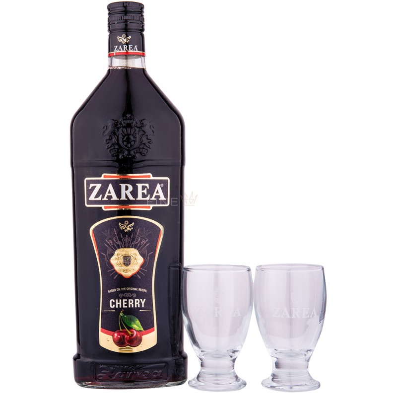 Zarea Delicios Cherry cu 2 Pahare 1L Altele Vermut & Aperitiv | FineStore
