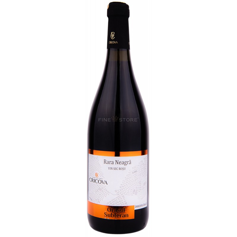 Cricova Orasul Subteran Rara Neagra 0.75L Vin Republica Moldova | FineStore