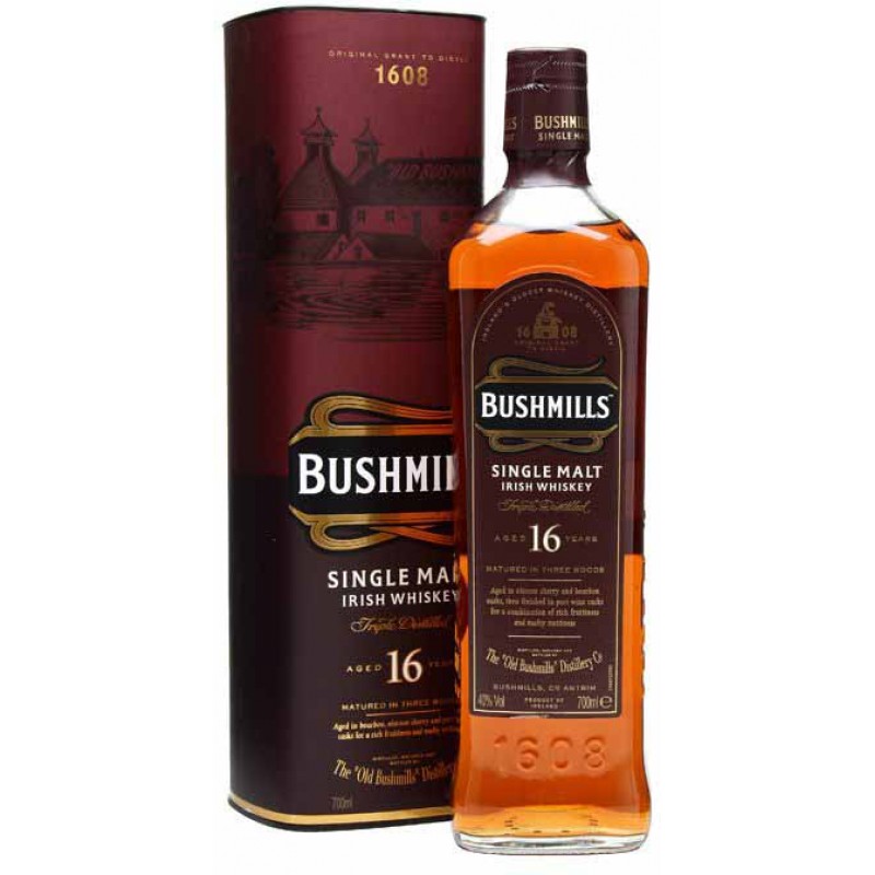 Bushmills 16 Ani Threewood 0.7L Whisky Irish Whisky | FineStore